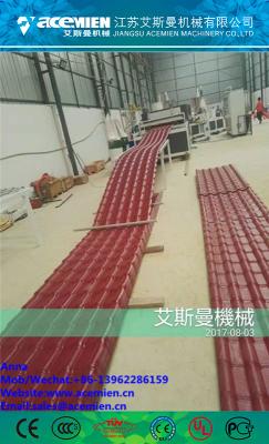China PVC+ASA Composite Roof Tile Machine/PVC Roof Tile Manufacturing Machine/Spanish style Plastic Synthetic resin roof tile for sale