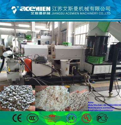 China hot sale recycle plastic granules making machine price/plastic pelletizer pelletizing machine for PP PE for sale