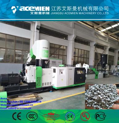 China compacting/agglomerating and pelletizing line/Plastic film pelletizing machine/pp pe film granulating machine for sale
