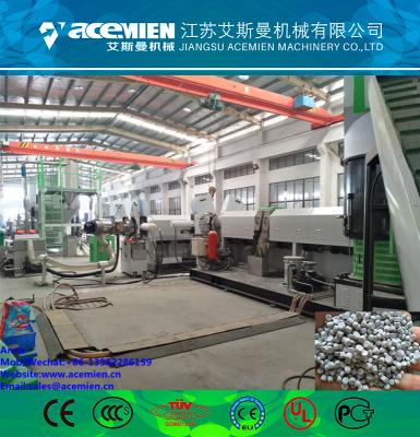 China Plastic extrusion double-stage pelletizing line/ granulation line of polystyrene for sale