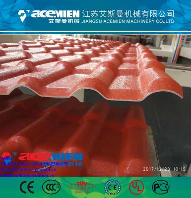 China PVC Wave Tile Extrusion Line plastic roof tile making machine for sale