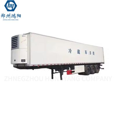 Cina Semi-remolchi spaziosi e refrigerati per la distribuzione di latticini e carne in vendita