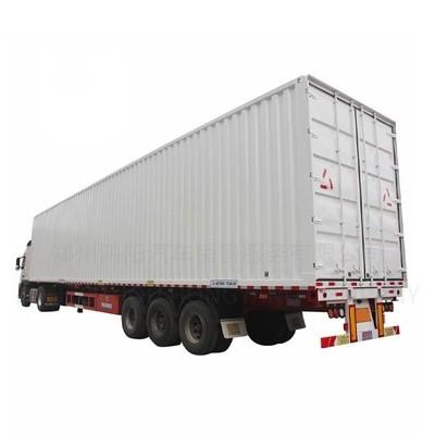 Cina New 3 Axle Van Type Heavy Duty Utility Box Semi Trailer Long Distance Logistics Transport Trailer For Sale in vendita