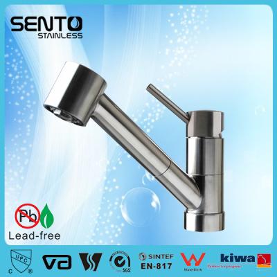 SENTO Unique design stainless steel kitchen mixer with single lever