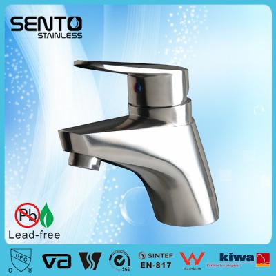 China Las ventas calientes escogen el grifo del lavabo de la palanca con el acero inoxidable 304 en venta