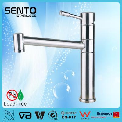 China Sólido escoja el grifo del fregadero de cocina del acero inoxidable de la manija en venta