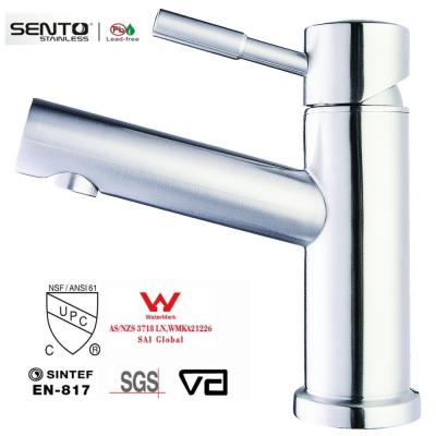China grifo extenso del cupc del lavabo del golpecito de agua de la maneta palanca del sigle en venta