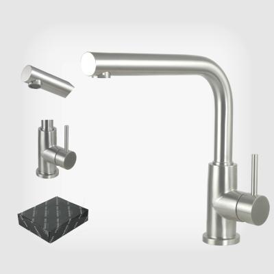 China Diseño del acero inoxidable de la fábrica el último del grifo directo de la cocina para el mercado de la UE en venta