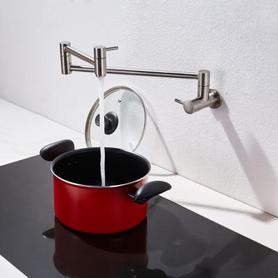 China Inox 304/316 llenador de acero inoxidable del pote del golpecito de la válvula del grifo de la agua fría con la manija dos apagó en venta