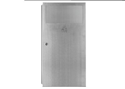 China Los compartimientos de polvo interiores del acero inoxidable del rectángulo encubren el bote de basura del tejido del acero inoxidable del cubo de la basura con final de cepillo en venta