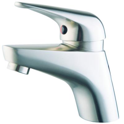 China Nuevos 304 grifos cepillados del cuarto de baño del lavabo del fregadero de la fabricación de China de los colores del satén del acero inoxidable en venta