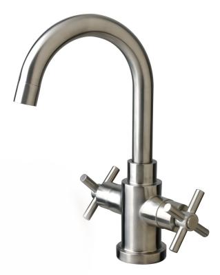 China Nuevos 304 grifos cepillados del cuarto de baño del lavabo del fregadero de la fabricación de China de los colores del satén del acero inoxidable en venta