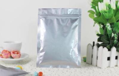 China 17*24cm FOIL NON STAND UP POUCH WITH ZIPPER AND TEAR NOTCH for sale