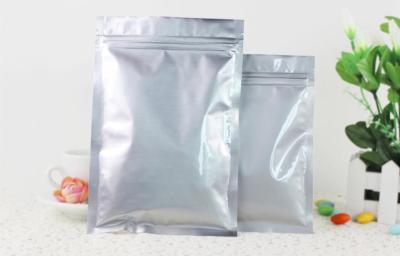 China 18*26cm FOIL NON STAND UP POUCH WITH ZIPPER AND TEAR NOTCH for sale