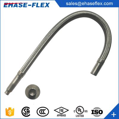 China FM Stainless Steel Flexible Fire Sprinkler Drop Hose for sale