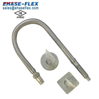 China FM/ UL Fire Sprinkler Flexible Pipe For Industrial Duct for sale