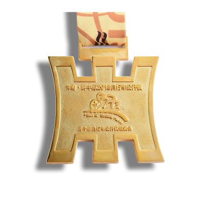 China Medalhas carimbadas da concessão do metal para a competição da bicicleta dos esportes da escola à venda