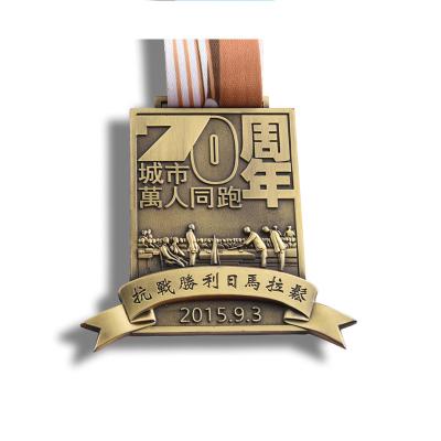 China Medalhas ligas de zinco dos eventos running, tamanhos dos medalhões do aniversário vários à venda