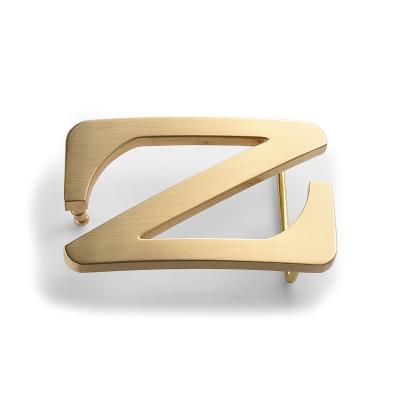 China Privé van de de Riemgesp van het Etiketgoud Geplateerde Metaal van het de Brievensymbool de Stijl Diverse Grootte Te koop