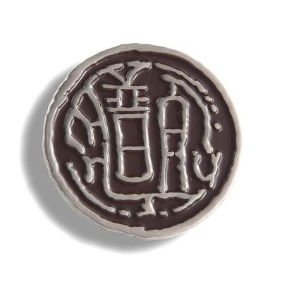 Cina I distintivi rotondi di classe premio di Pin della scuola/hanno timbrato la dimensione del diametro dei distintivi 25mm del metallo in vendita