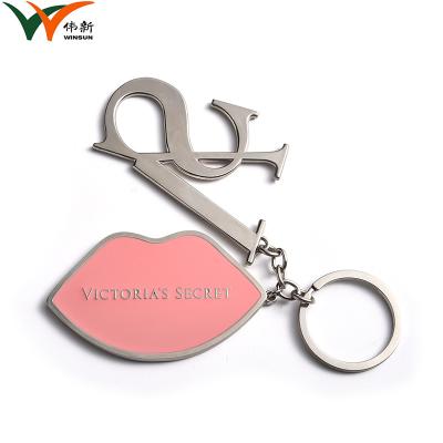 Cina I portachiavi a anello promozionali dello specchio cosmetico per la donna hanno personalizzato la dimensione/colore in vendita