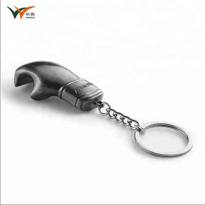 Cina Regali personali a forma di guantone da pugile Keychains, portachiavi a anello a resina epossidica del metallo in vendita