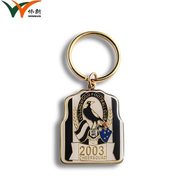 Cina Regali personali parte alta Keychains, portachiavi a anello del metallo di forma del Jersey in vendita
