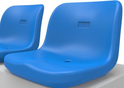 China Outdoor UV Resistant Spectator Plastic Bucket Seat Middle Backrest 420mm Seat Width for sale