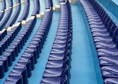 China UV Resistant Injected Plastic Stadium Seating Directly Installed On Cement for sale