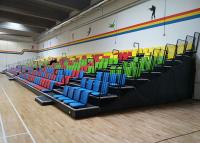 China Custom Designed Retractable Bleacher Seating Nose Mounted Spectator Bleacher for sale