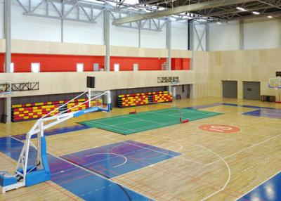 China Telescopic Sport Stadium Seats Recessed Unit Platfrom With Contrasting Color End Panels for sale