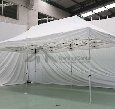 China durable hexagon metal customized event gazebo beach tents large advertising pop up 3x3 canopy tent for events for sale
