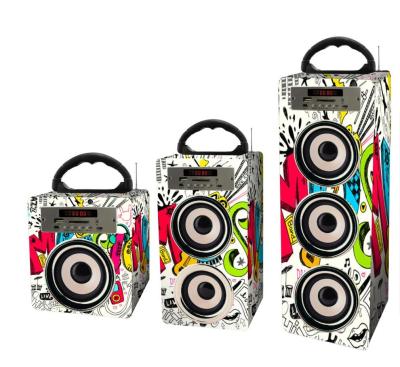China wooden portable bluetooth speaker for computers iphones  wireless karaoke bluetooth speaker for sale