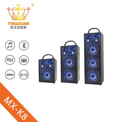 China portable karaoke bluetooth speaker with microphone home theater speaker wireless speaker for sale