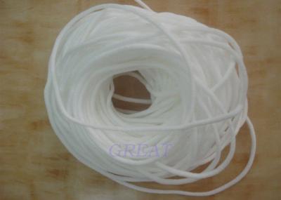 China elastic ear loop 3mm good elastic band loop polyester round earloop for sale