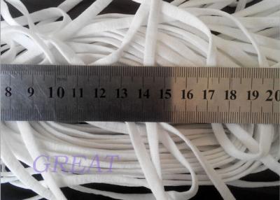 China ELASTIC EARLOOP 3MM 4MM 5MM FLAT ROUND ELASTIC FOR FACE MASK for sale