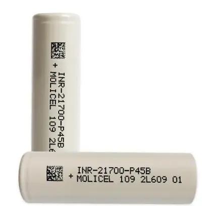Quality Hot Selling Molicel P45b 3.7V Rechargeable Li-ion Battery Cell for sale