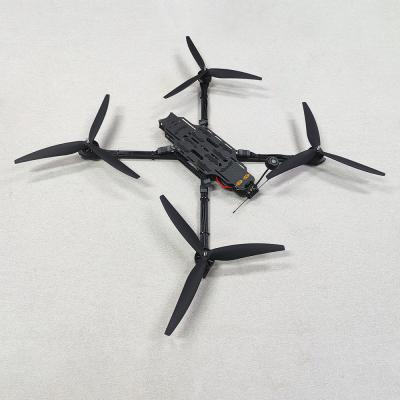 China Drone FPV de vôo longo 15 polegadas 4.9G-5.8G 1.6W 3W VTX 80A Stack 915ELRS VRX Carga útil pesada 7KG com câmera de visão noturna Drone de corrida for sale