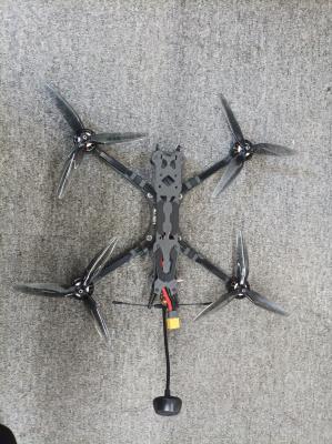 China FPV Drone  7 Inch  2Kg Payload 5.8G VTX 20KM  with 55A Stack ,915mhz receiver Night vision camera  FPV drone for sale