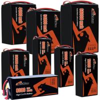 Quality fpv drone batteries 6S 22.2V 4200mAh 5000mah 6000mah 8000mah 10000mah Lithium for sale