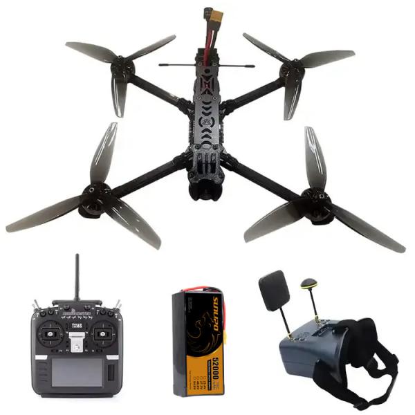 Quality MARK4 7 Inch Drone FPV 2Kg Payload 5.8G 3W VTX  55A Stack ,915mhz receiver Propeller 7035 fpv racing Drone for sale