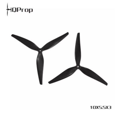 China HQProp 10X5.5X3 10-inch propellers with 1055 blades, high efficiency, nylon   for Racing Drones with Wide-blade Propellers for sale