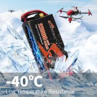 Quality FPV Drone  Batteries   8S1P 29.6V  30C 16000mAh 22000mAh 24000mAh XT90  Lipo Battery for 15 Inch FPV Drone for sale