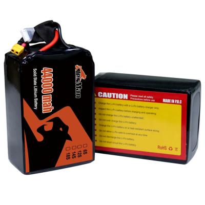 China Solid state Lipo Drone Battery 22.2V 6S 40000mAh 44000mah High Capacity Agricultural UAV Power Pack Long Flight Wholesale Custom for sale