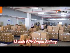 Bateria para drones de estado sólido de grande capacidade 106000mAh 44.4V 12S 14S 24S Burst 10C para drones profissionais FPV