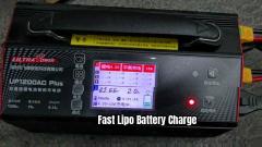 12S 44.4V Lipo 30000mAh battery charging video