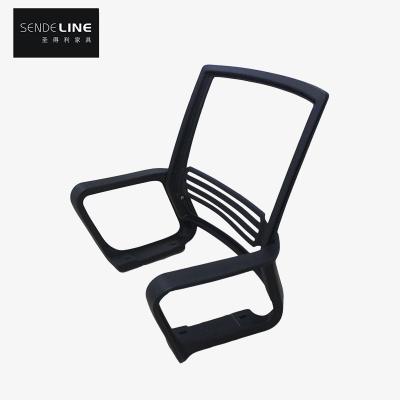 Cina Sedia da ufficio a cinque stelle Base girevole montata Sedia da ufficio in fibra di plastica Suo retro di plastica in vendita