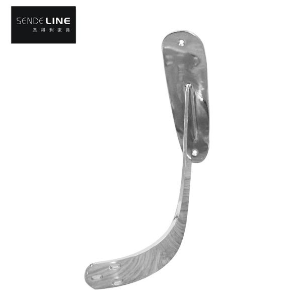 Quality Chrome Plated Iron Office Chair Armrest Replacement Ergonomic For Large Class for sale
