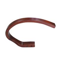 China Adjustable Solid Wooden Chair Armrest Replacement Reddish Brown For Home Office for sale