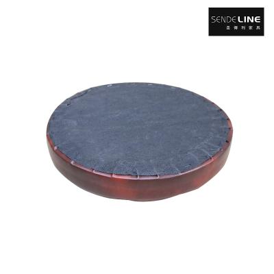 Cina 330mm Diametro75mm spessore Poltrona cuscino per salone di parrucchiere poltrona da bar in PU cuscino rotondo sedile di sgabello in vendita